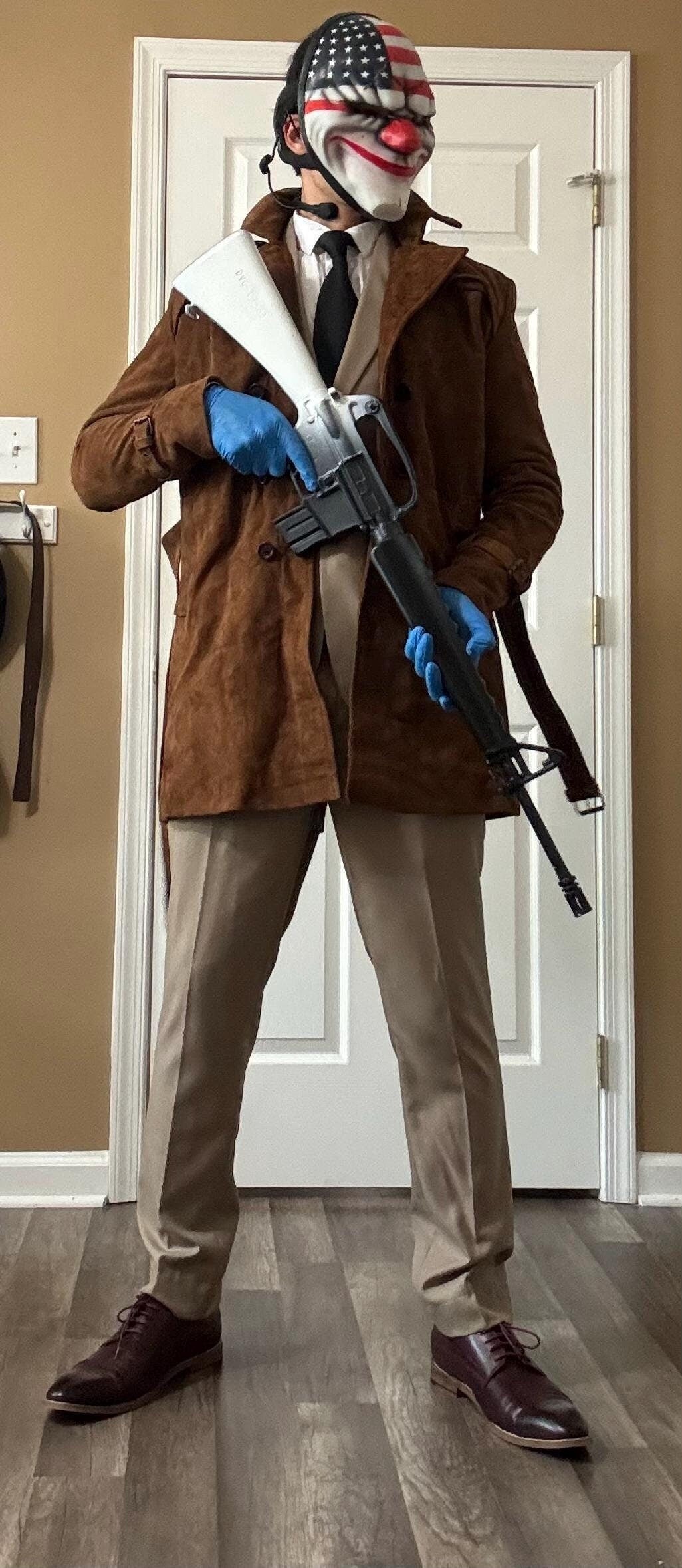 Dallas from Payday 3 Cosplay Coat designed and Handcrafted by OX and B