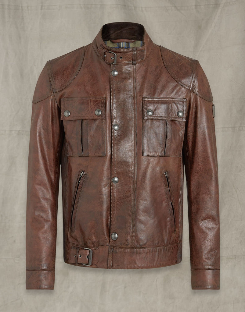 Handmade Gangsters Leather Jacket – oxandbullsleather
