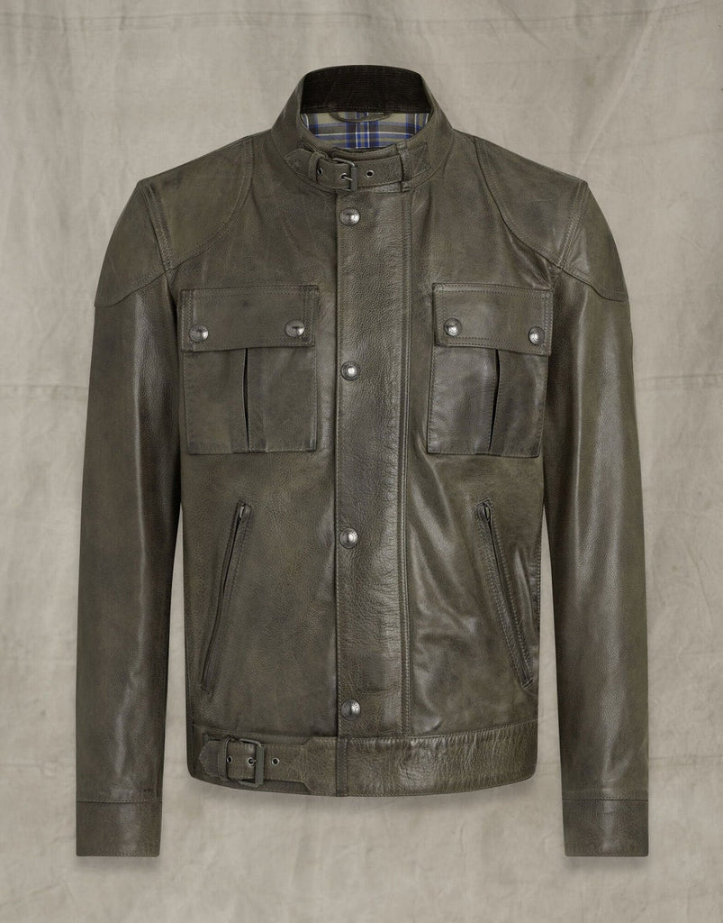 Handmade Gangster Leather Jacket – oxandbullsleather